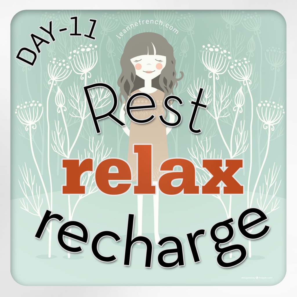 Rest. Relax. Recharge. | Leanne French Relationship Expert & Counsellor